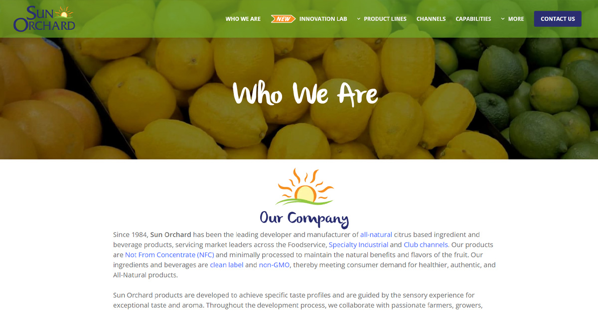 Sun Orchard | Who We Are